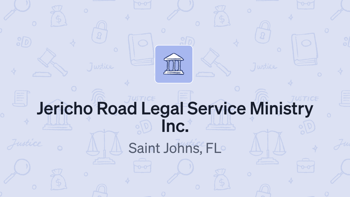Donate to Jericho Road Legal Service Ministry Inc. (81-5292621)